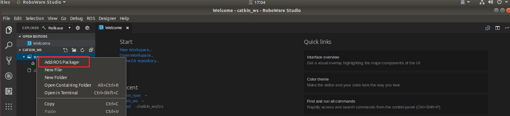 Roboware Studio详细安装教程 （ROS kinetic）以及简单使用_roboware studio安装-CSDN博客