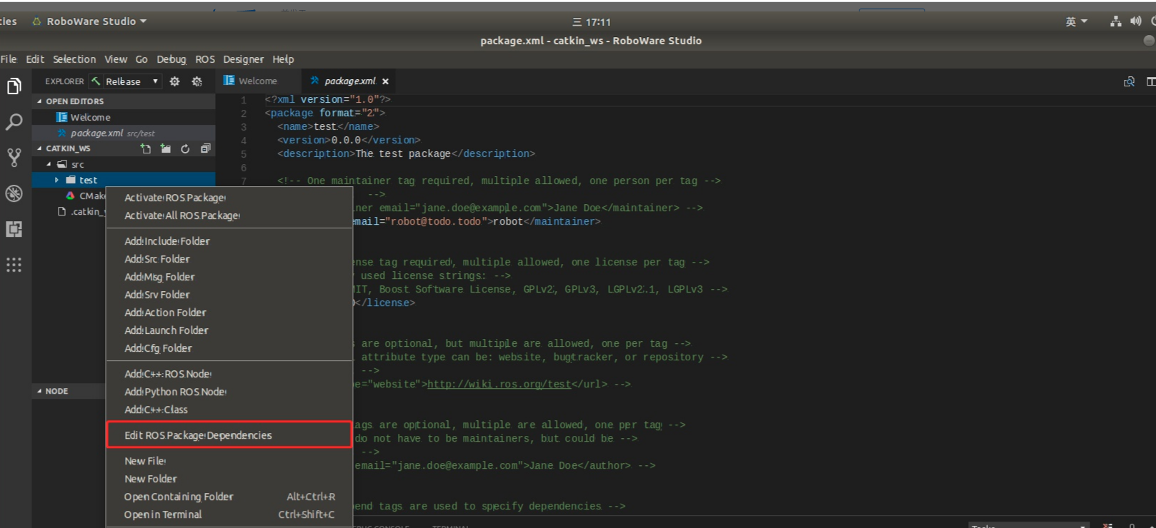 Roboware Studio详细安装教程 （ROS kinetic）以及简单使用_roboware studio安装-CSDN博客