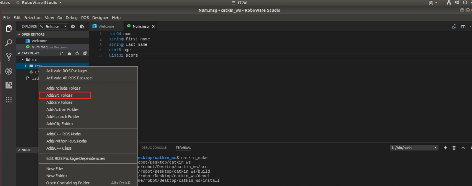 Roboware Studio详细安装教程 （ROS kinetic）以及简单使用_roboware studio安装-CSDN博客