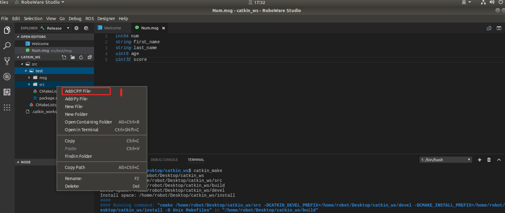 Roboware Studio详细安装教程 （ROS kinetic）以及简单使用_roboware studio安装-CSDN博客