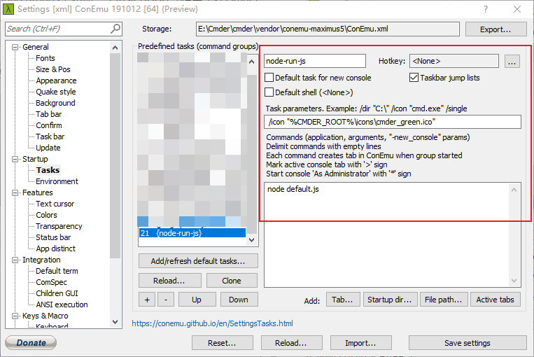Cmder 设置快捷方式 在自定义目录运行自定义命令_cmder 快捷键自定义-CSDN博客