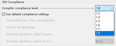2020最新Eclipse 下载支持compiler compliance level 1.8的插件_complier compliance ...