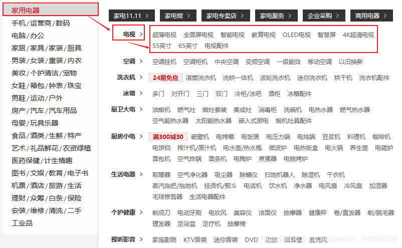 商品服务三级分类1 代码实现常见商品三级分类代码表 Csdn博客