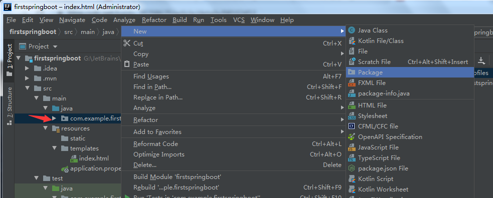 IDEA新建spring boot web项目并运行返回 html，json_为什么idea调完方法返回了一个json格式的数据-CSDN博客