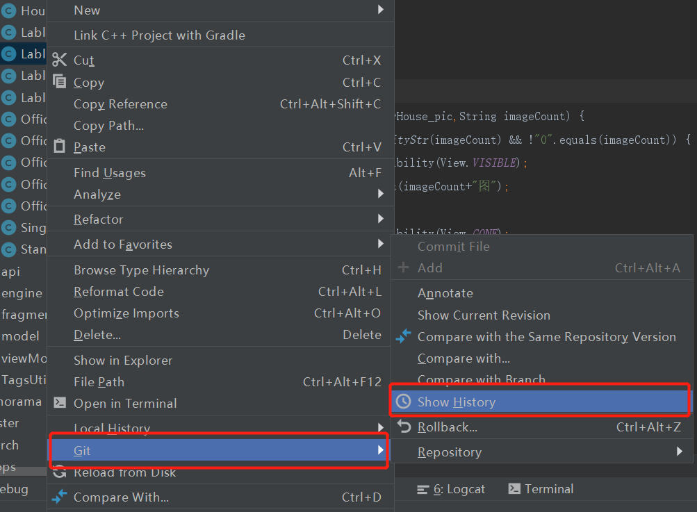 android studio查看某个类修改历史_android studio怎么看修改时间-CSDN博客