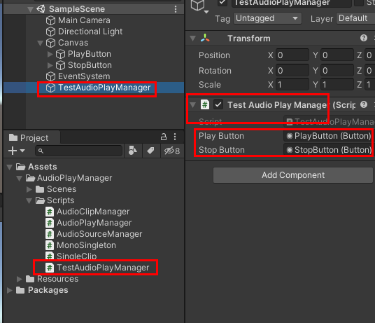 Unity 工具类 之 简单的音频播放管理框架/仅通过音频名即可播放和停止（音效背景音乐复用AudioSource对象池）_audiosystem.stopaudiosource-CSDN博客