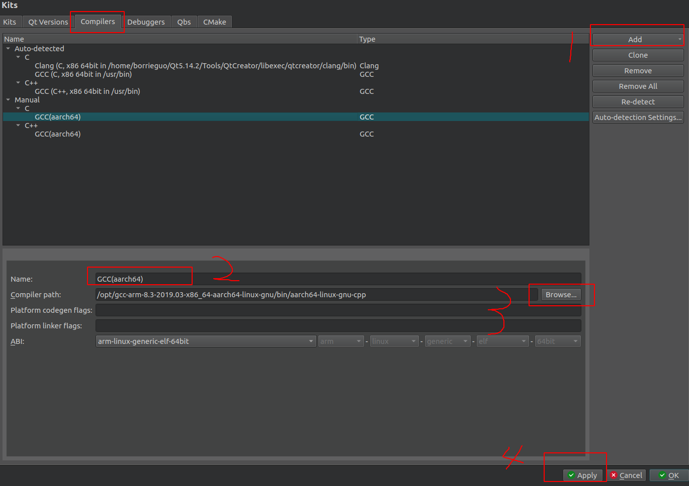 Ubuntu20.04.1（X86_64）Qt5.14.2配置ARM64交叉编译环境_qt5.14.2 arm版-CSDN博客