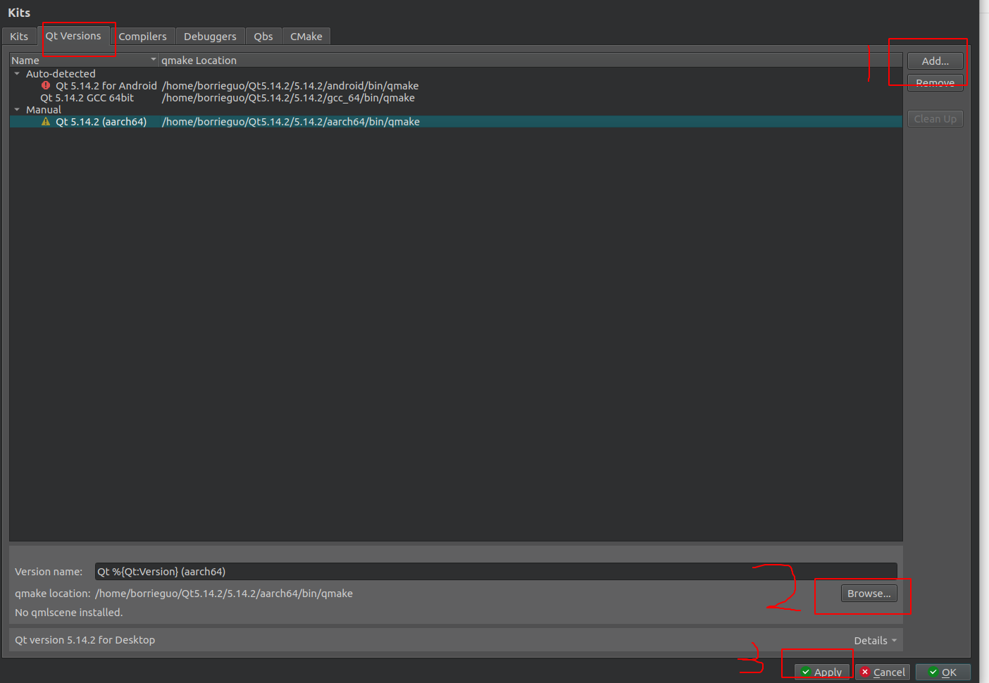 Ubuntu20.04.1（X86_64）Qt5.14.2配置ARM64交叉编译环境_qt5.14.2 arm版-CSDN博客