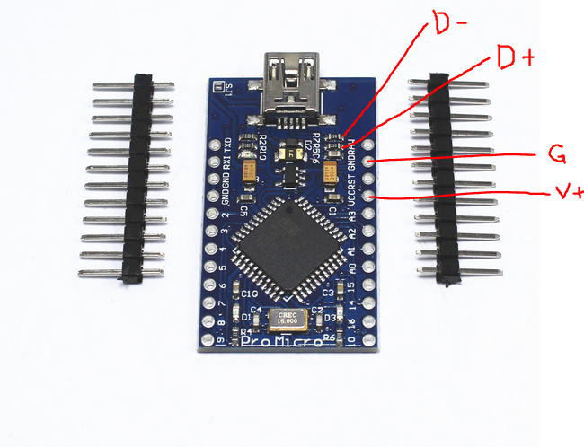 Arduino Leonardo教程：如何把Micro USB改成Type-C，DIY客制化键盘必备_arenascat的博客-CSDN博客