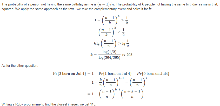 算法导论第三版 第5章习题答案_use indicator random variables to compute the expe-CSDN博客