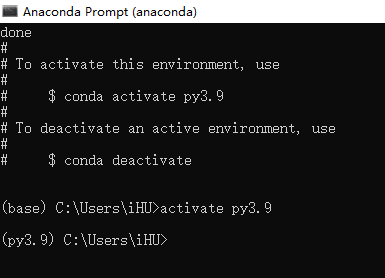 【作业】anaconda上的python3.9环境的搭建_anaconda python 3.9-CSDN博客