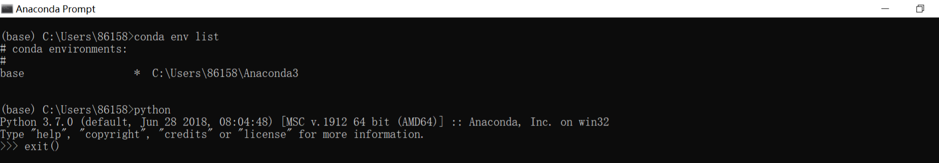 使用anaconda prompt创建新的环境_conda prompt中创建了新的环境-CSDN博客