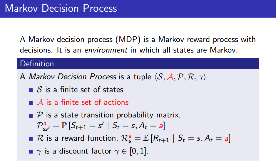 David Silver 第二讲MDP基本概念(通俗理解)_mdp五元组-CSDN博客