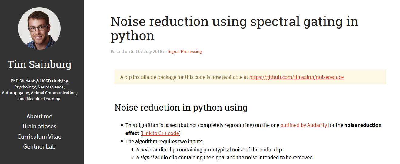 一种基于频谱门控的音频信号去噪算法_如何根据差拍信号的频谱,设定门限把底部噪声全滤掉-CSDN博客