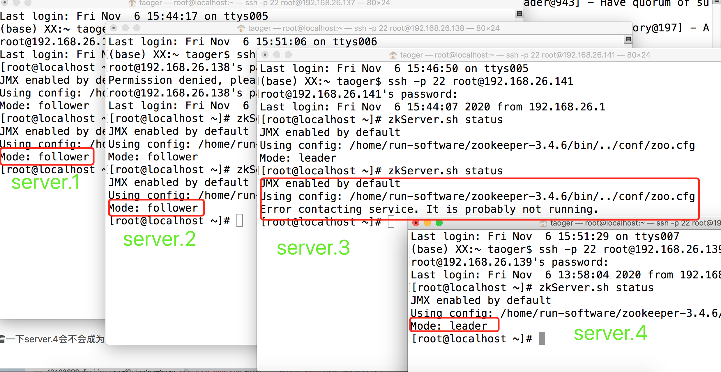 4台服务器-玩转zookeeper集群-CSDN博客