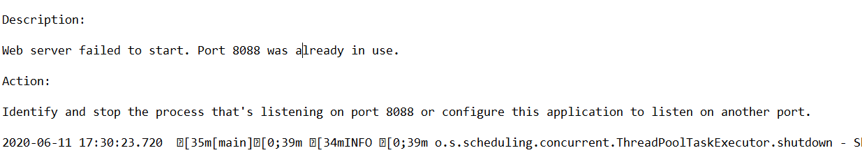 解决port Xxxx Was Already In Use 端口被占用问题error Port 8545 Has Been Used 