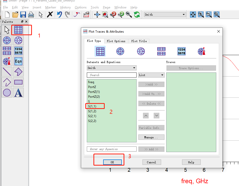 利用Smith Chart （斯密斯原图）进行阻抗匹配_ads smith chart 元器件面板-CSDN博客