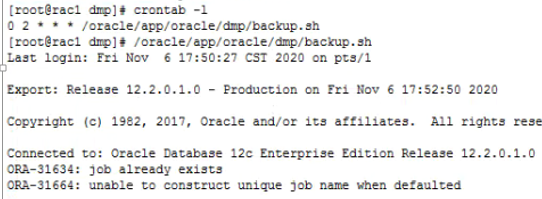 expdp ORA-31634: job already exists-CSDN博客