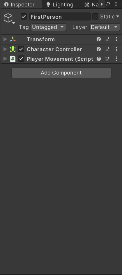 Unity 第一人称控制器（FirstPersonController）-CSDN博客