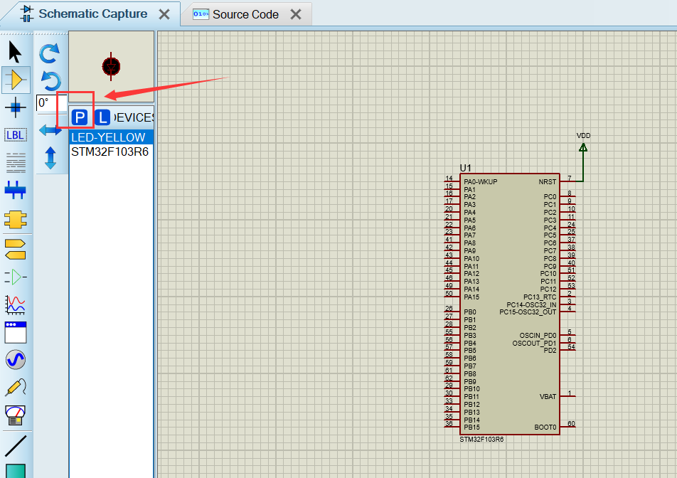 Proteus8.9仿真运行stm32程序（流水灯实验）_proteus stm32 program file-CSDN博客