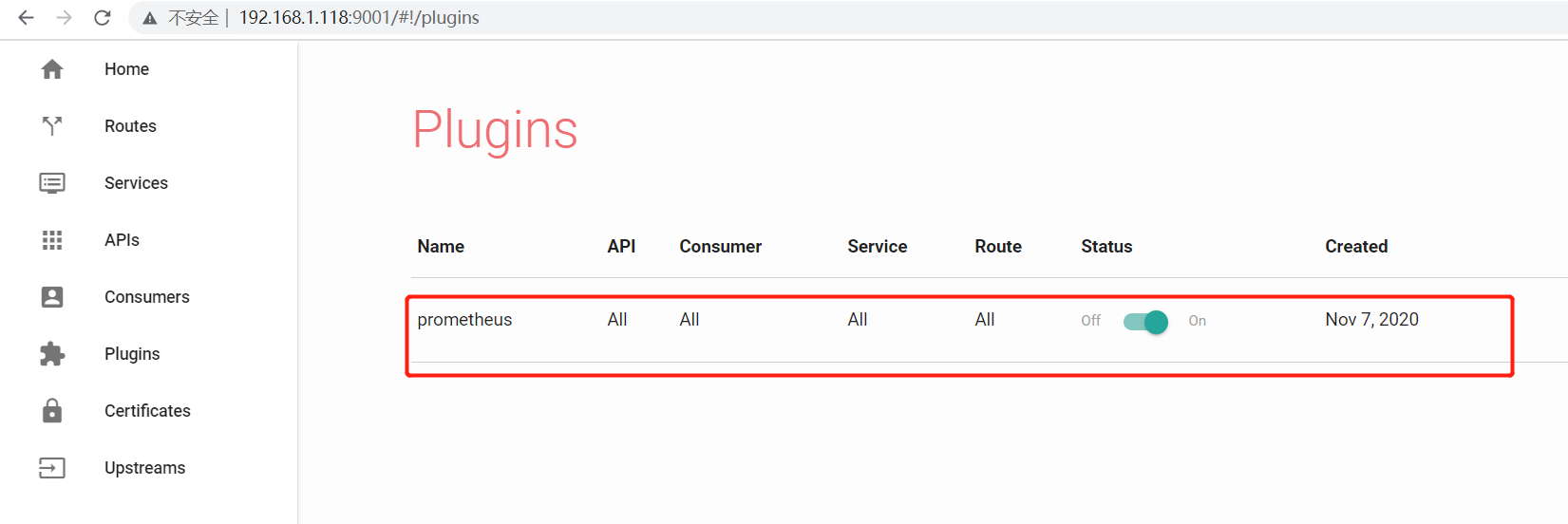 centOS7 Kong & Prometheus & Grafana 实时监控_grafana metrics kong-CSDN博客