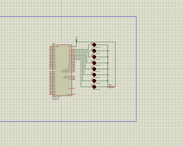 Proteus8.9 stm32流水灯实验_stm32能做proteus图吗-CSDN博客