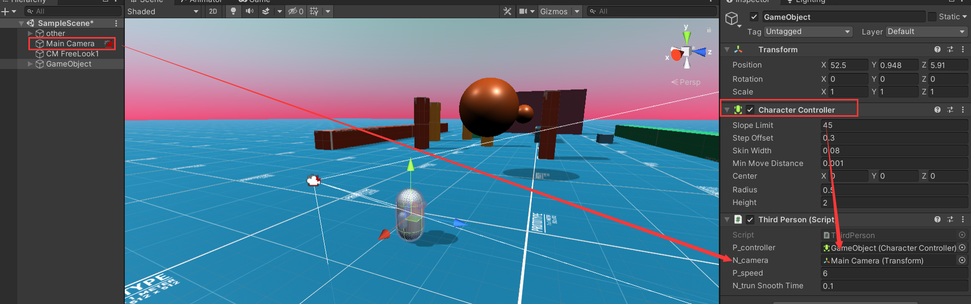 unity3d-第三人称移动控制脚本_unity 3d 第三人称视角 角色移动 脚本-CSDN博客