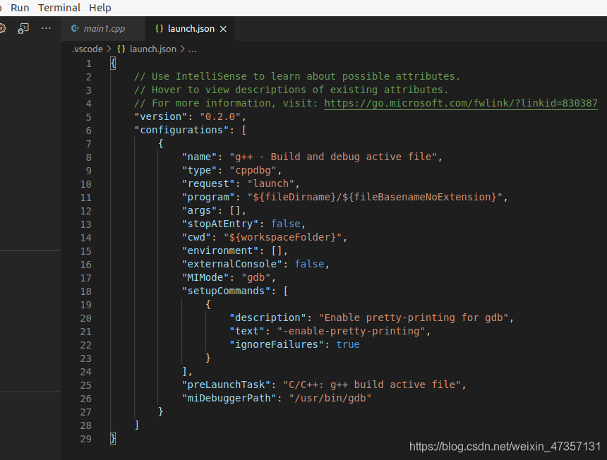 可视化的代码跟踪调试——使用vscode Csdn博客 4153