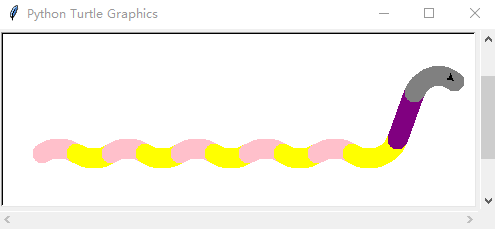 python彩色分段蟒蛇绘制_python输出颜色分段的蟒蛇-CSDN博客