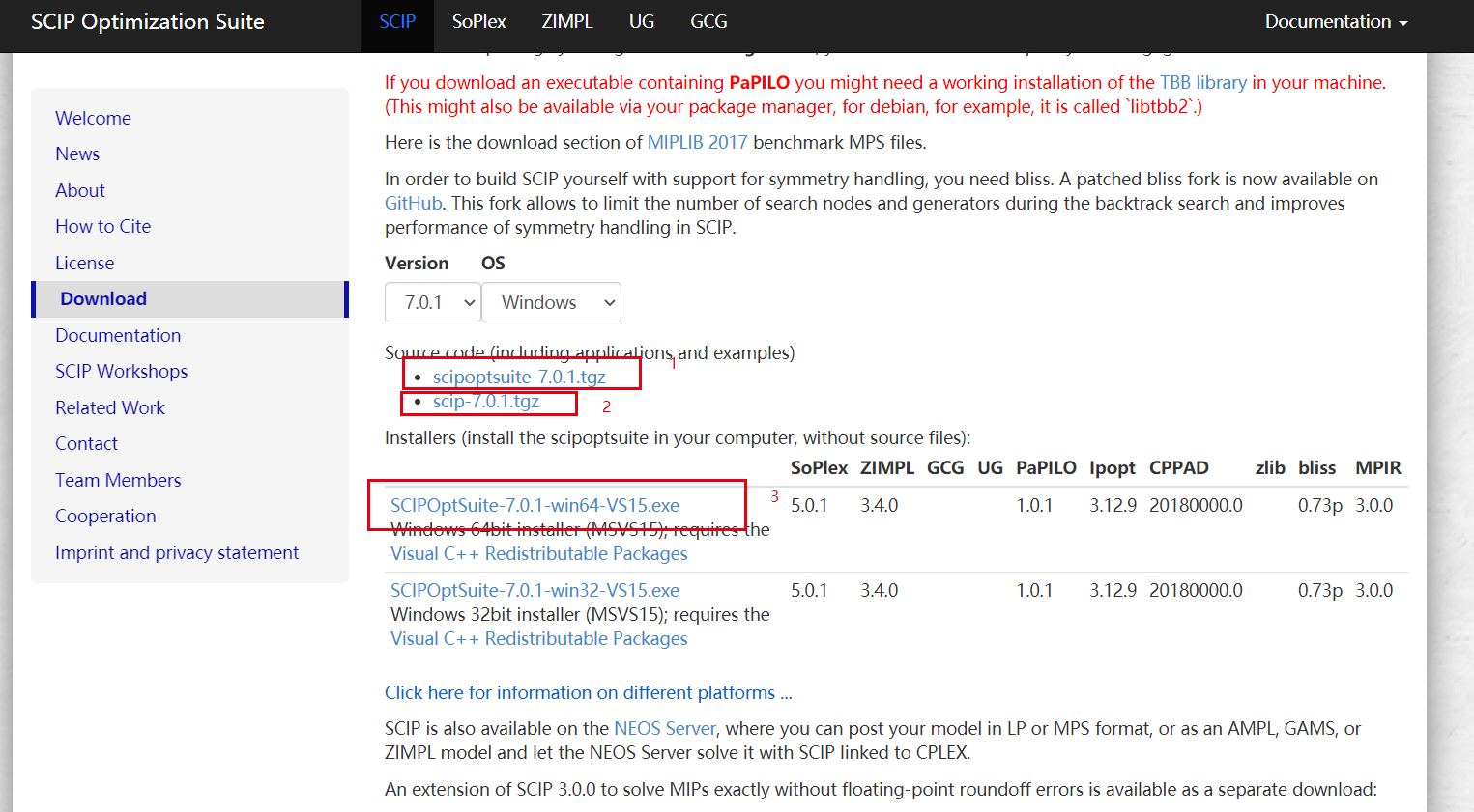 线性规划整数规划求解器SCIP的失败使用 与 GLPK的成功使用_改良鸵鸟算法的博客-CSDN博客