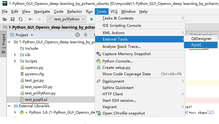 pycharm配置PyQt5、Open3D、Python-pcl_pyqt open3d 显示-CSDN博客