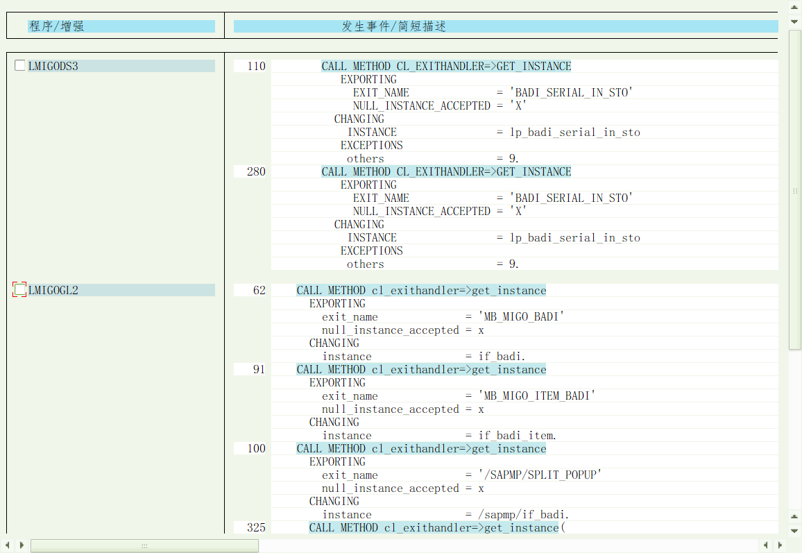 MIGO行项目检查增强MB_MIGO_BADI_migo 相关的badi-CSDN博客
