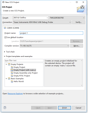 使用CCS创建一个C2000的project_.ccsproject-CSDN博客