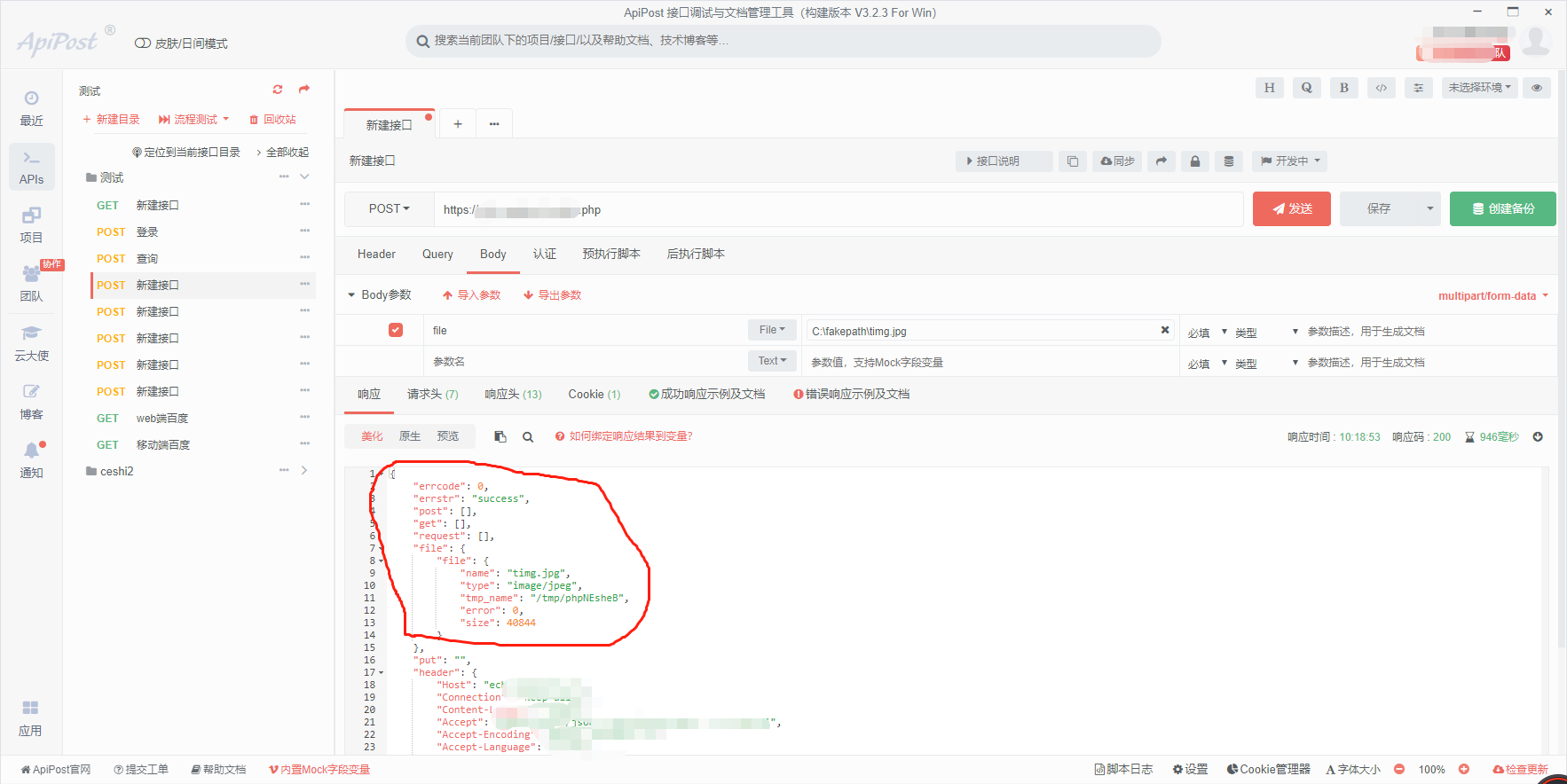 接口测试如何在post请求中传递文件_apipost file-CSDN博客