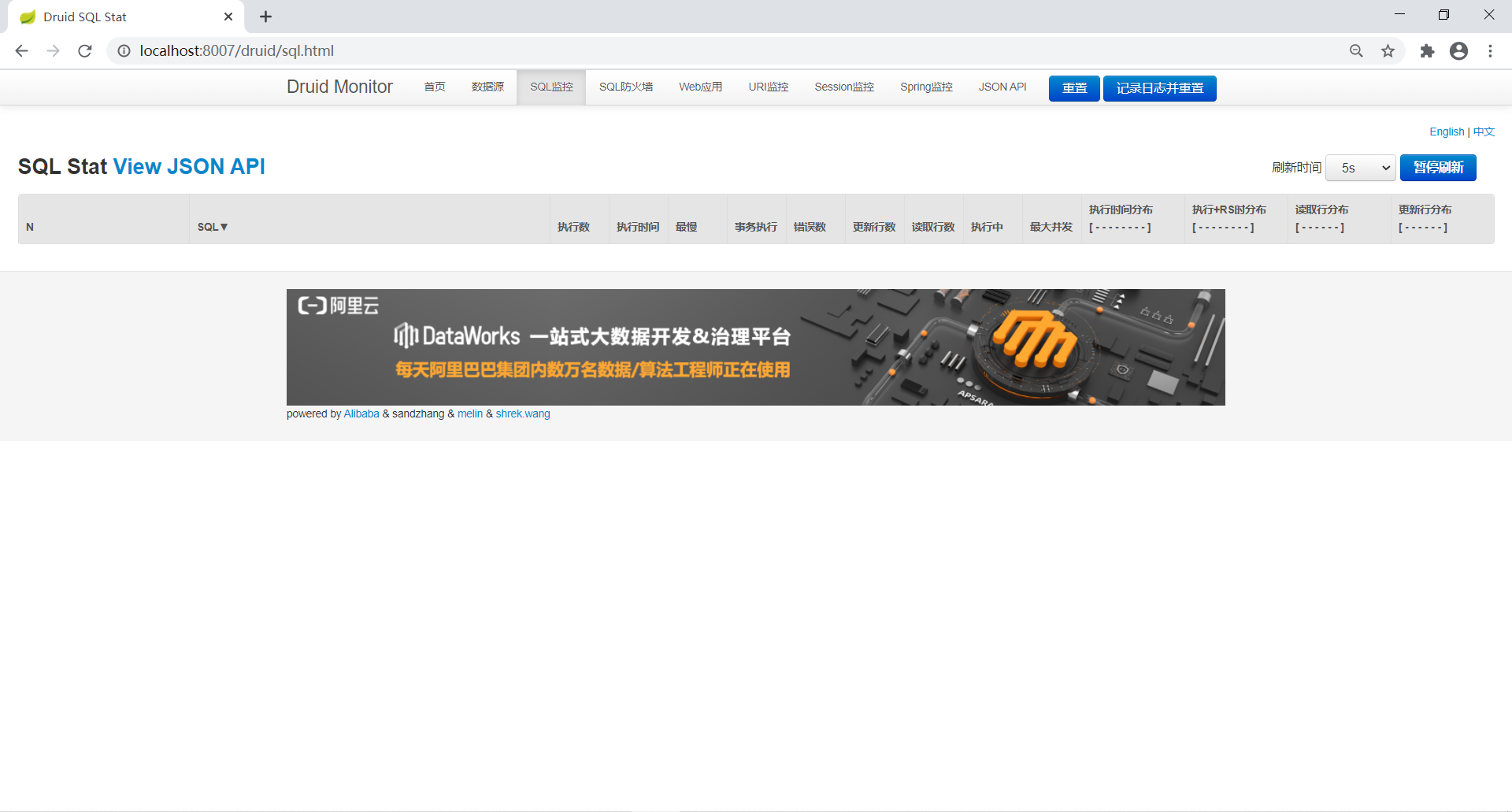 配置druid监控页面-CSDN博客
