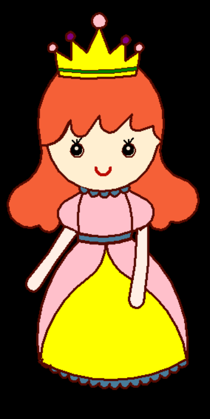 Draw a beautiful little princess with Python - Programmer Sought