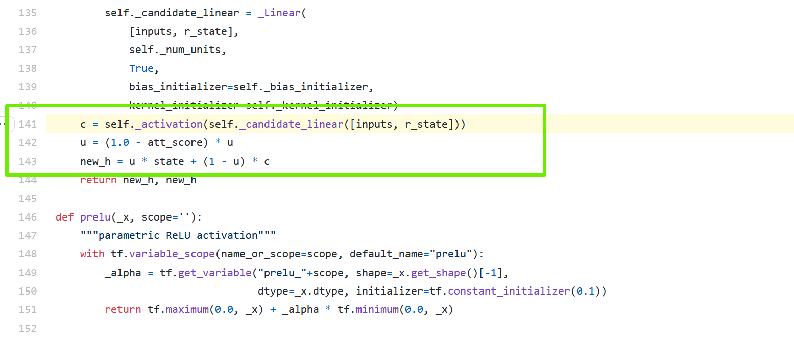 阿里 CTR模型 DIEN 代码解读_dien 源码-CSDN博客