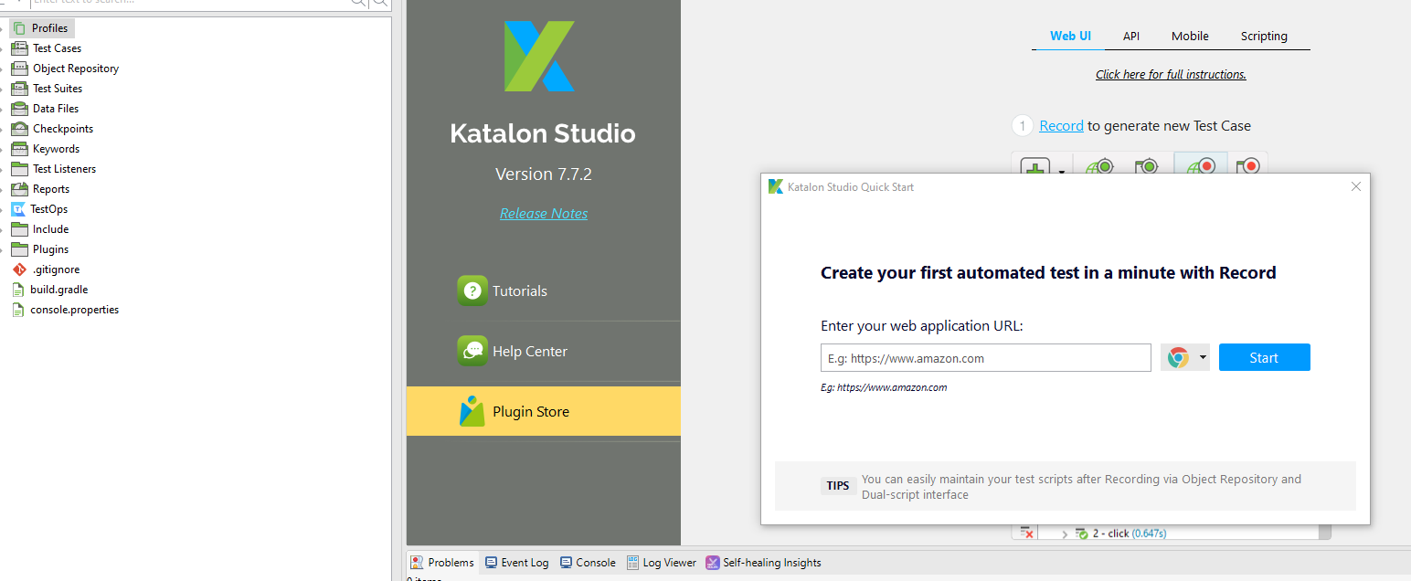 Tutorial de instalación de Katalon Studio - programador clic