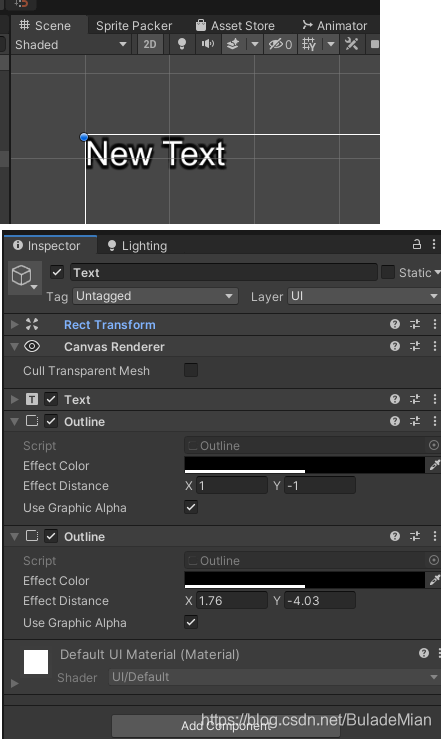 Unity Ugui Unity小技巧 字体outline描边不清楚怎么办unity Text Outline Csdn博客 2686
