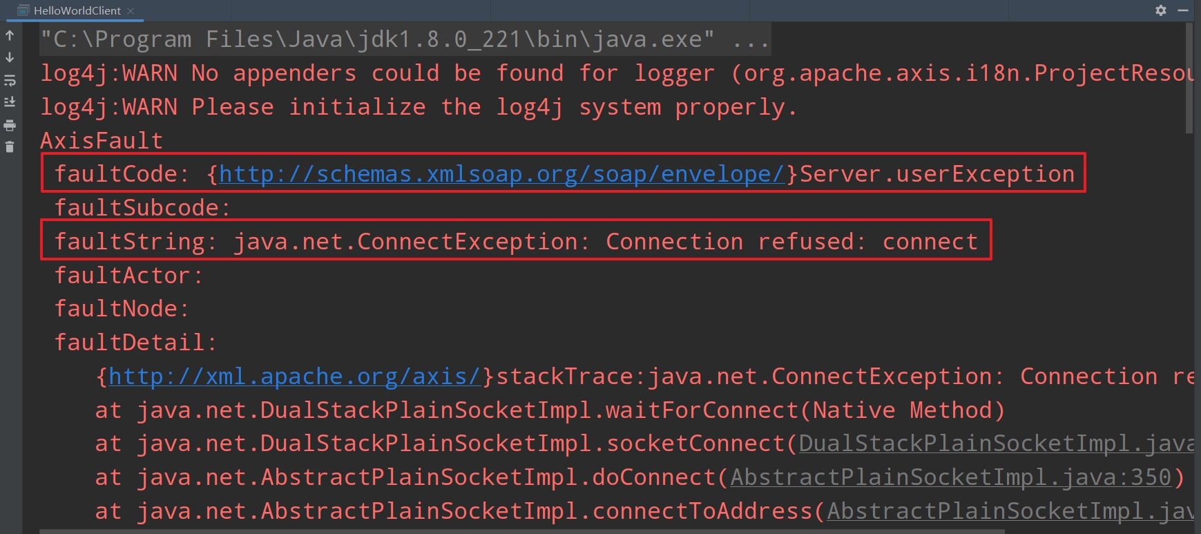 faultCode: {http://schemas.xmlsoap.org/soap/envelope/}Server.userException问题解决-CSDN博客
