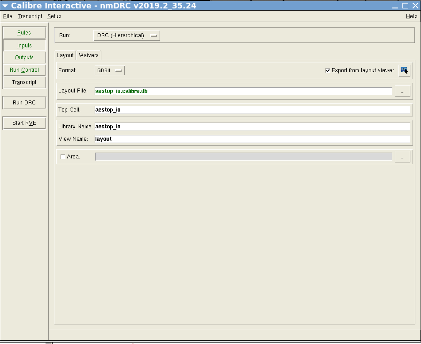 使用virtuoso和calibre对版图进行DRC& LVS的检查_virtuoso drc-CSDN博客