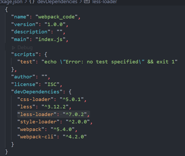 Webpack 打包 Error Cannot Find Module ‘less‘错误解决办法 Cannot Find Module