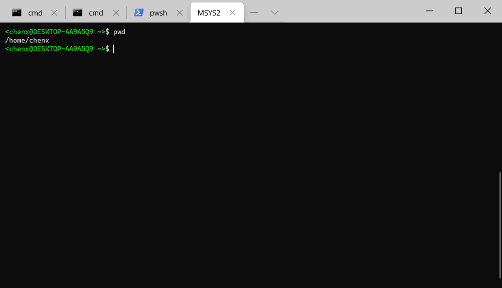 把MSYS2终端放在Windows Terminal中_msys2 terminal_chenxizhan1995的博客-CSDN博客