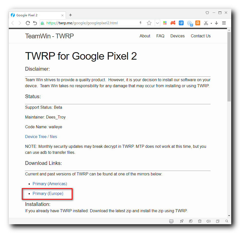 【Android】Pixel 2 Android 9 系统 ROOT 操作 ( TWRP 下载 | Magisk Manager 下载 | 线刷包下载 | 线刷 9.0 系统 | ROOT ...