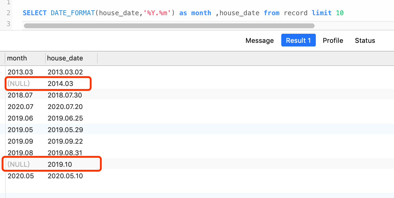 Mysql 取日期字段中的年月mysql截取日期的年月日 Csdn博客 