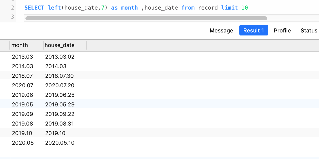 Mysql 取日期字段中的年月mysql截取日期的年月日 Csdn博客 