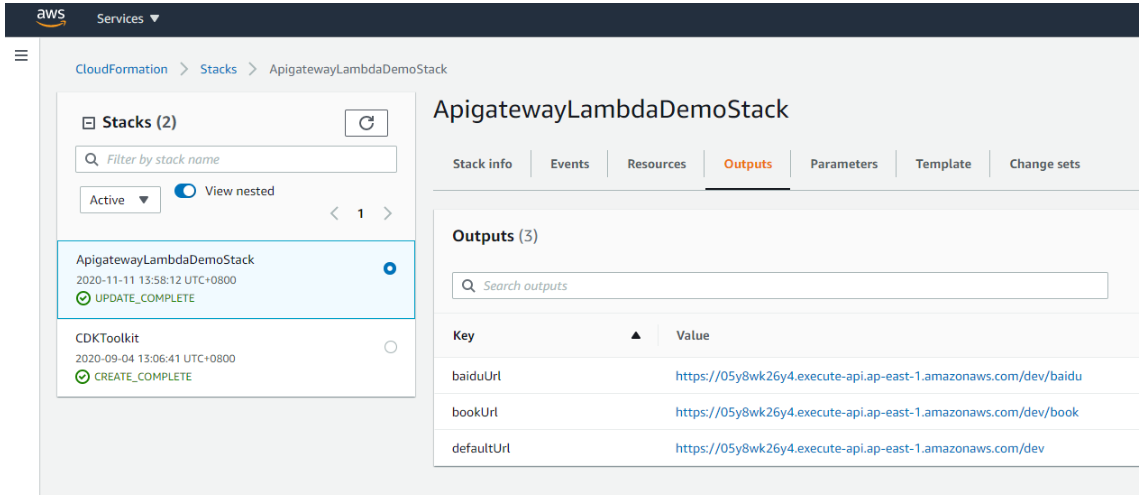 AWS: ApiGateway+Lambda的使用(CDK)_dynamodb aws apigateway-CSDN博客