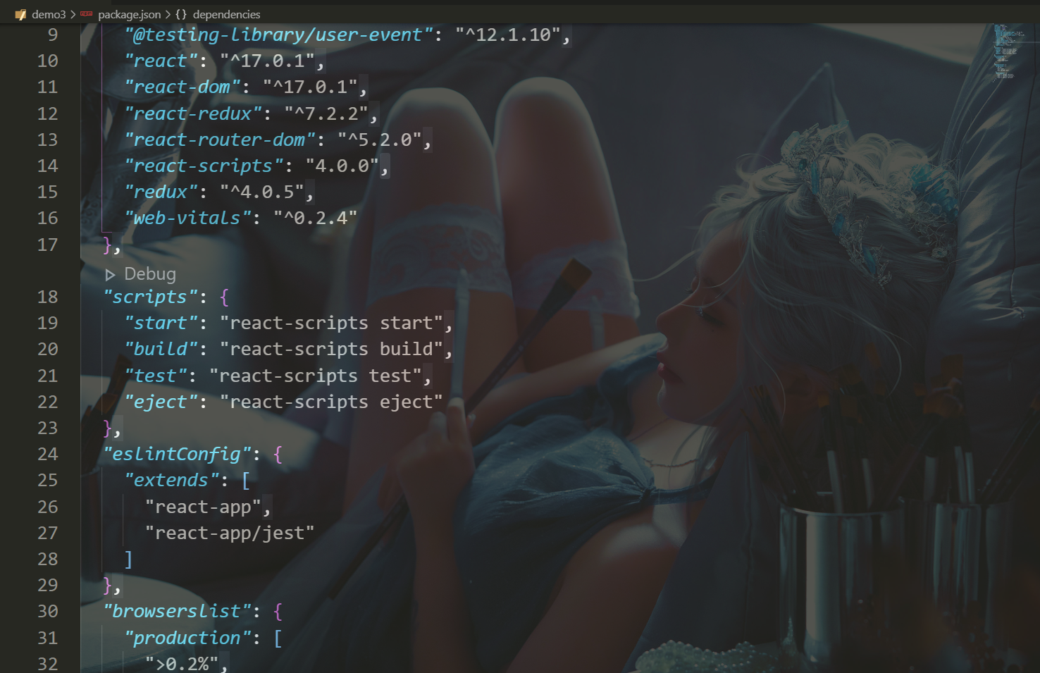 Add a custom background image to vscode - Programmer Sought