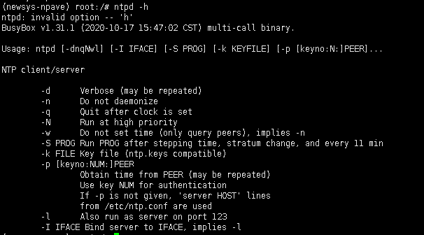 Linux busybox-ntpd的启动方式_busybox ntpd-CSDN博客