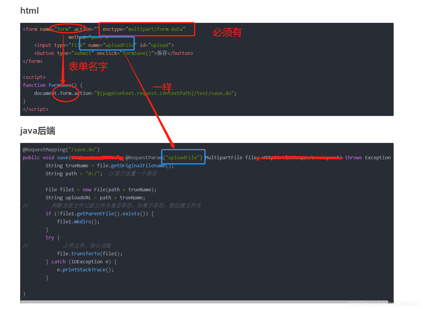 Ssm 前端上传文件,java后台接收文件并存储到mysql数据库(绝对路径)和下载菜鸟写博客的博客 Csdn博客
